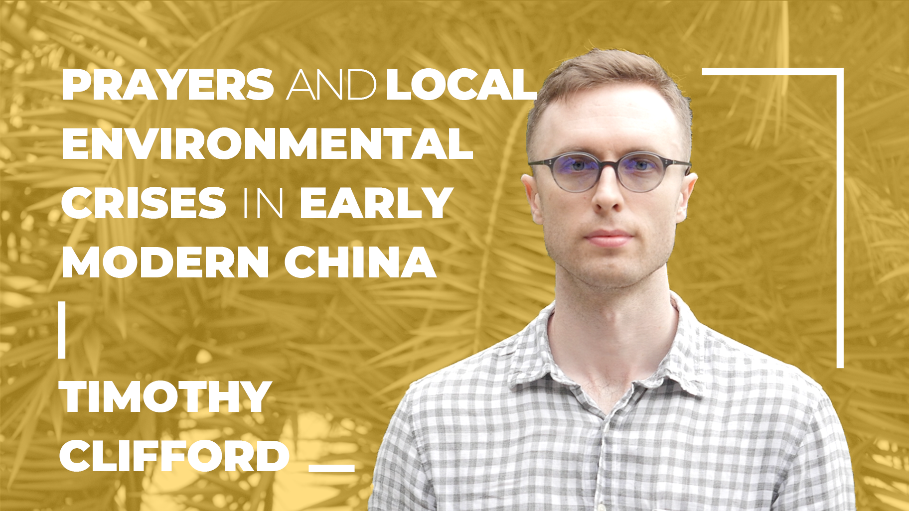 Timothy Clifford: Prayers and Local Environmental Crises in Early ...